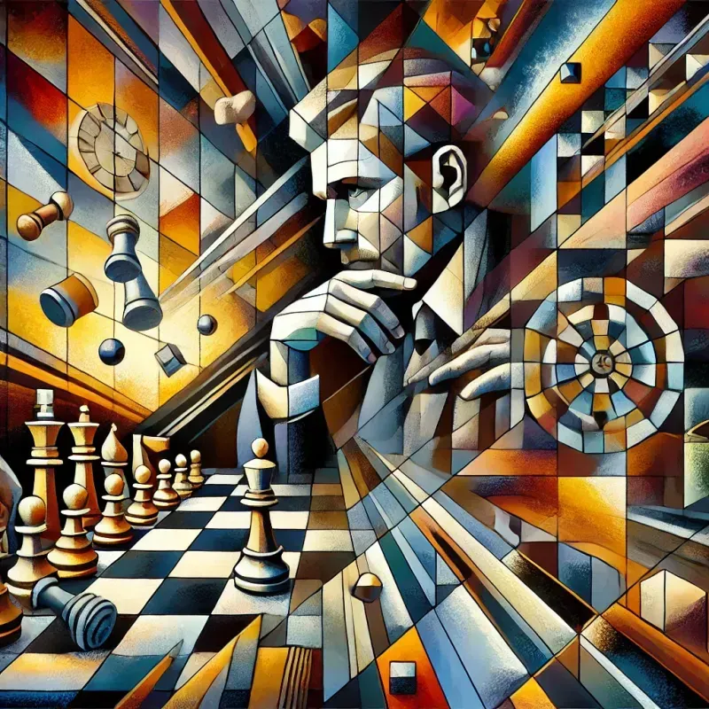 Cubist Symphony Art In Motion DALL·E Prompt | PromptBase