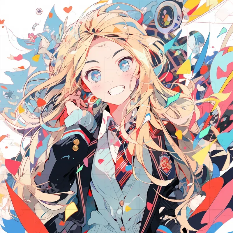 Abstract Anime Characters Posters Midjourney Prompt | PromptBase