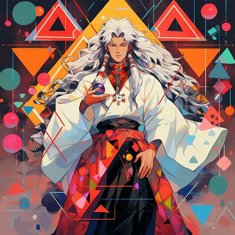 Abstract Anime Characters Posters Midjourney Prompt | PromptBase