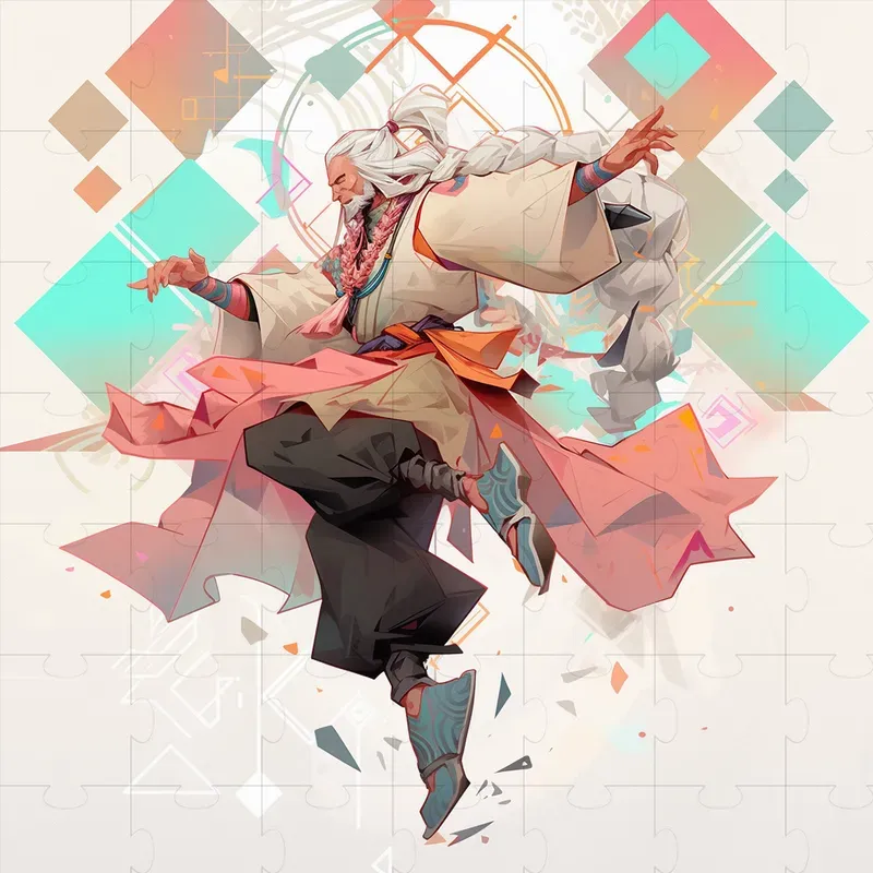 Abstract Anime Characters Posters Midjourney Prompt | PromptBase