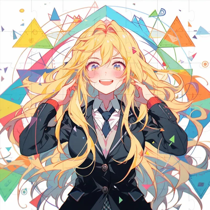 Abstract Anime Characters Posters Midjourney Prompt | PromptBase