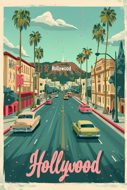 Vintage City Posters Midjourney Prompt | PromptBase