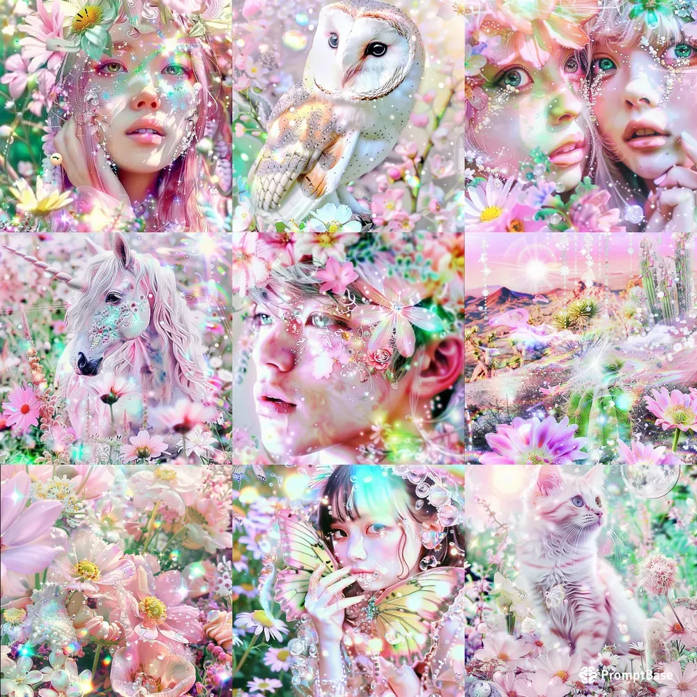Pastel Wonderland Fairyland Art Midjourney Prompt | PromptBase