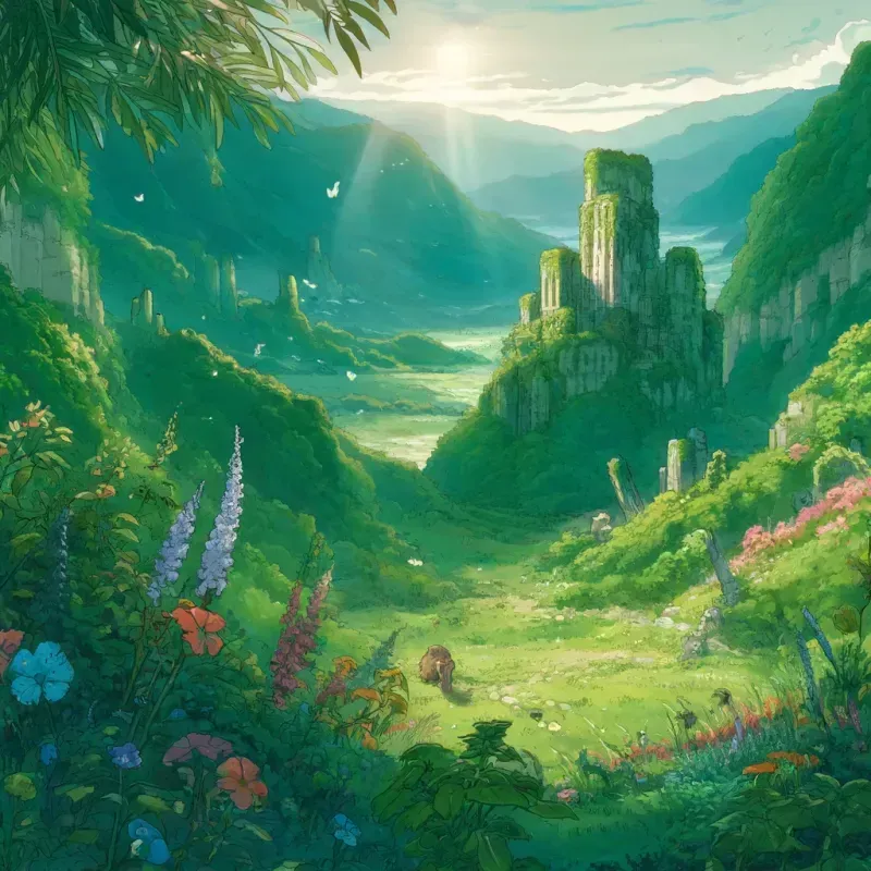 Ghibli Anime Scenes Dall·e Prompt Promptbase
