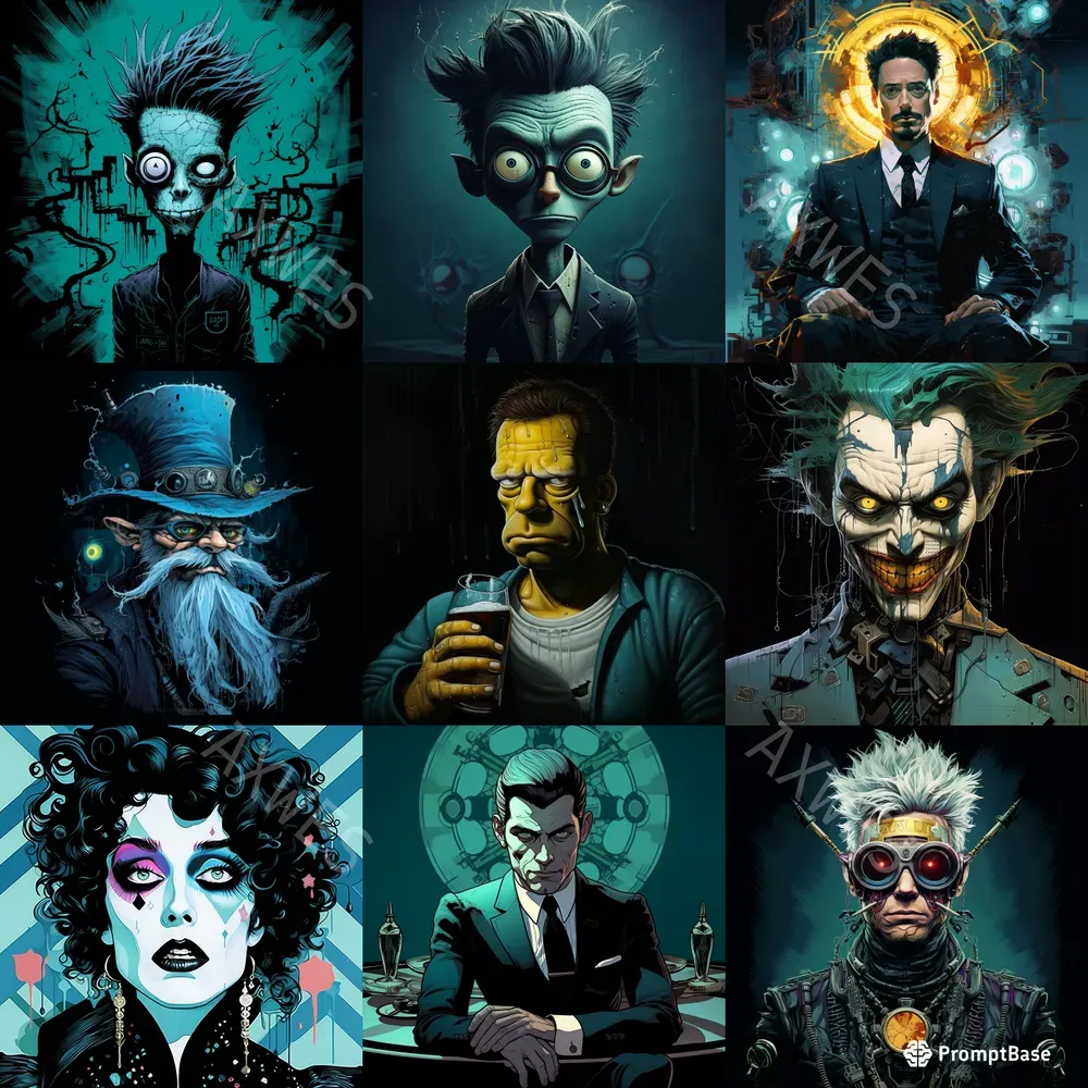 Absurd Characters Midjourney Prompt | PromptBase