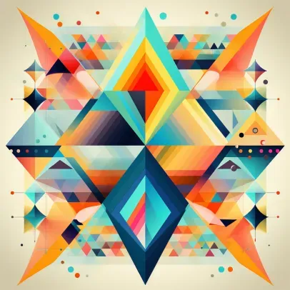 Abstract Geometric Wallpapers Midjourney Prompt | PromptBase