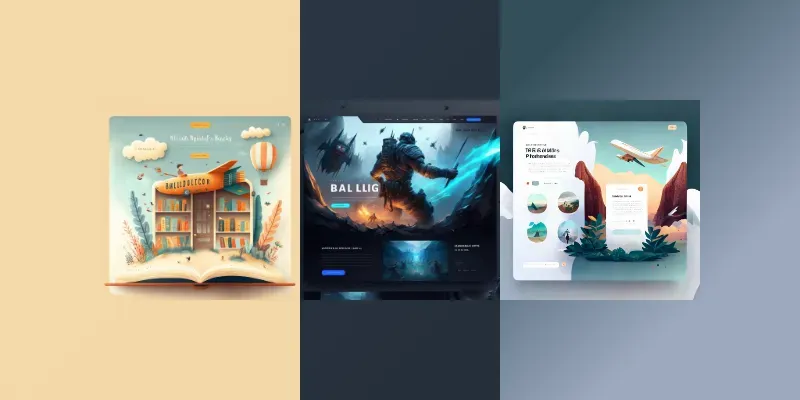 Pro UI UX Web Designs Midjourney Prompt | PromptBase