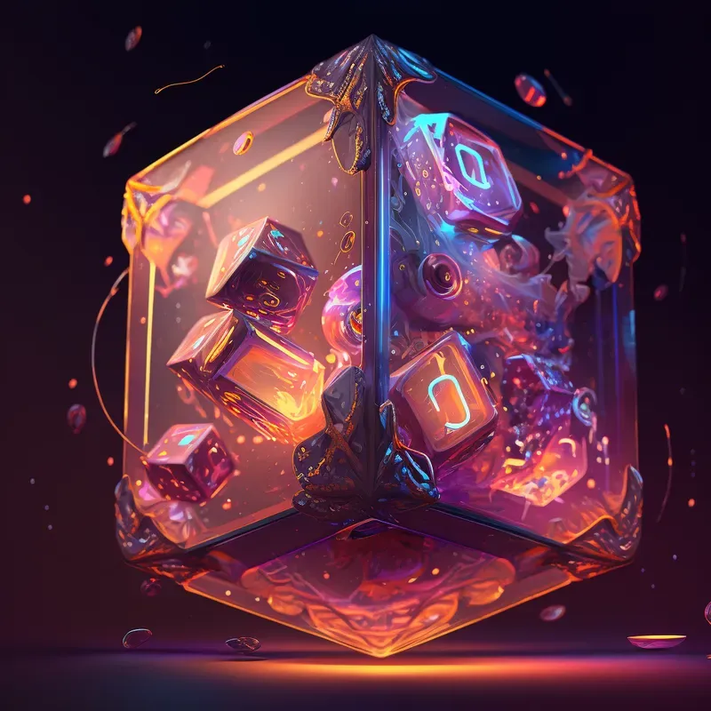 Game Magic Symbol Dice Icons Midjourney Prompt | PromptBase
