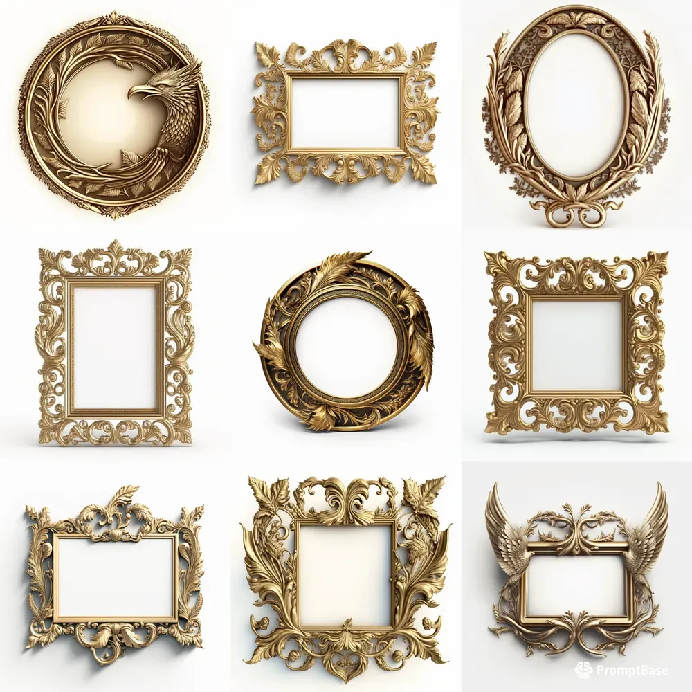 Medieval Frame Mockups Midjourney Prompt | PromptBase