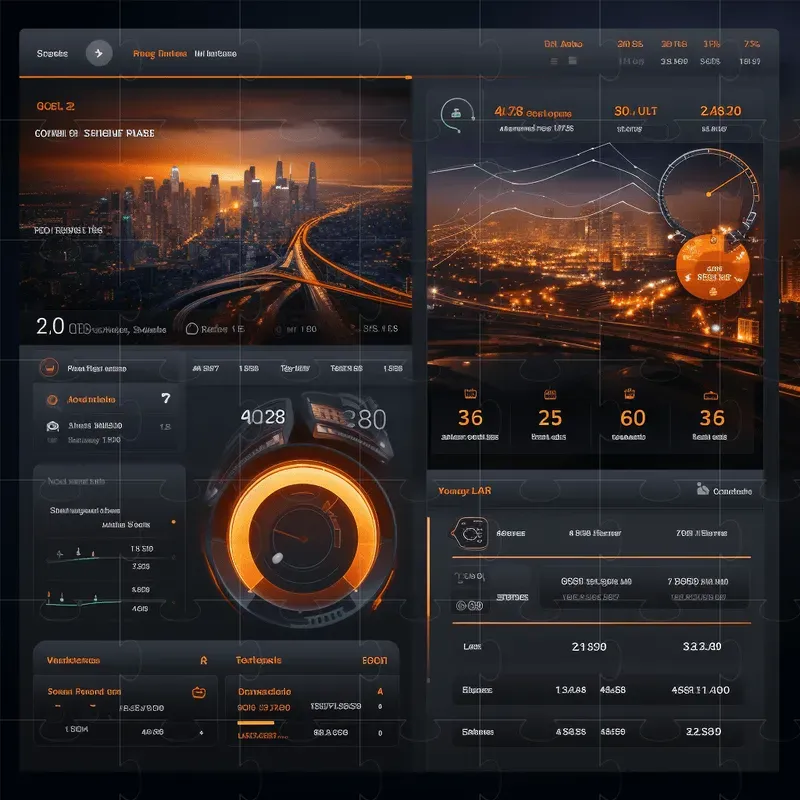 Professional Dashboard Layouts Midjourney Prompt | PromptBase