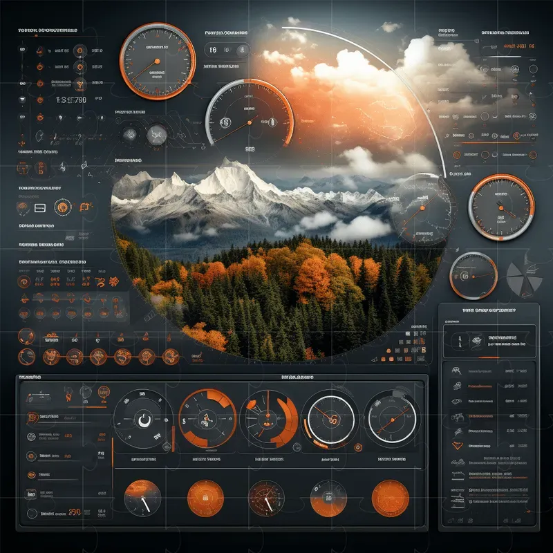 Professional Dashboard Layouts Midjourney Prompt | PromptBase