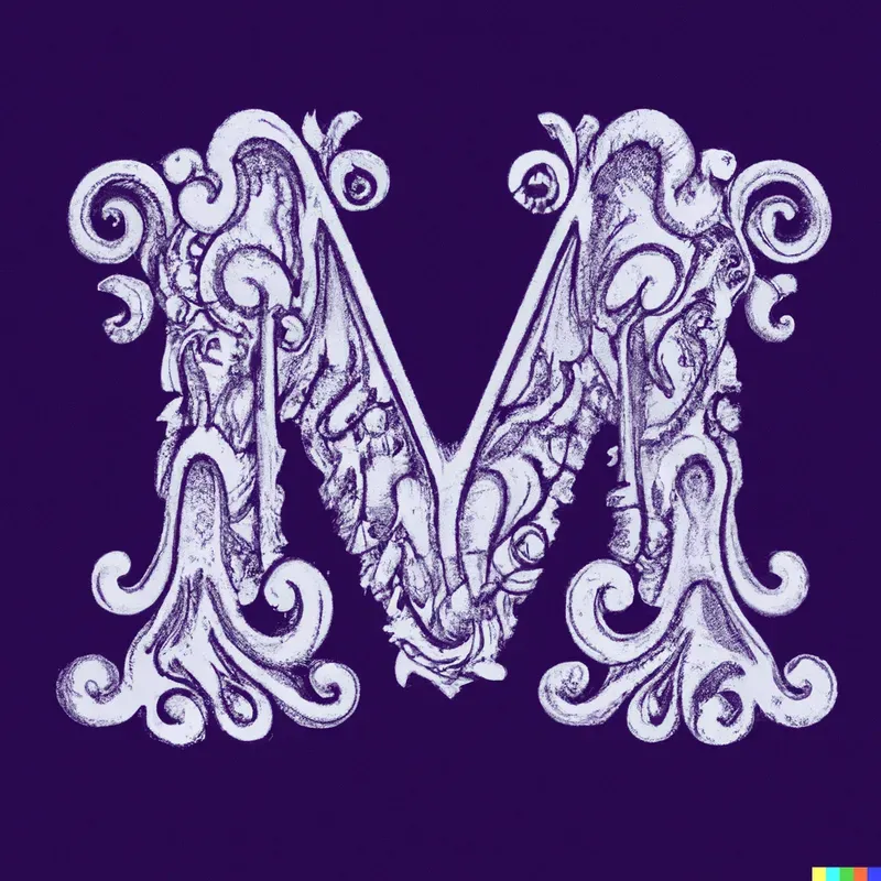 Intricate Book-style Typographic Letters DALL·E Prompt | PromptBase