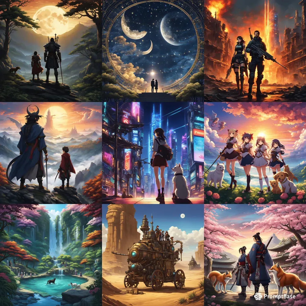 Anime Cut Scenes Stable Diffusion Prompt | PromptBase