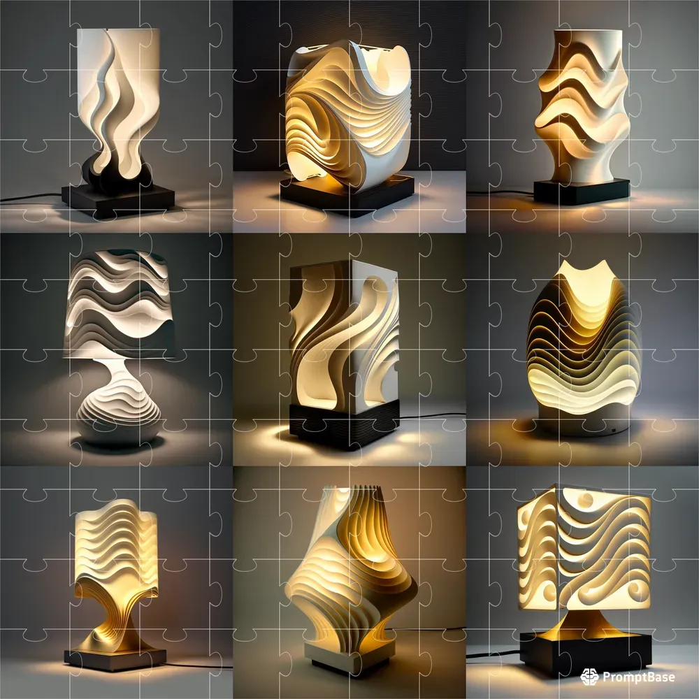 Minimalist Lamp Designs Midjourney Prompt | PromptBase