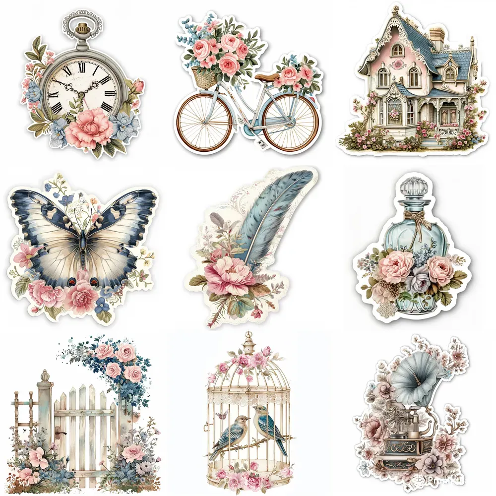 Dreamy Elegance Stickers Midjourney Prompt | PromptBase