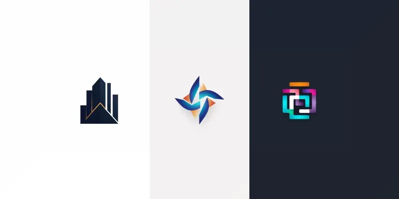 Professional Abstract And Simple Logos Midjourney Prompt | PromptBase