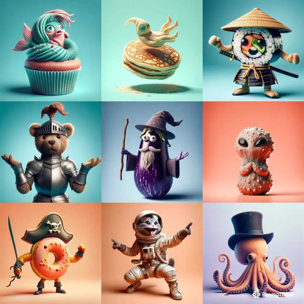 Cinematic Pastel Characters DALL·E Prompt | PromptBase