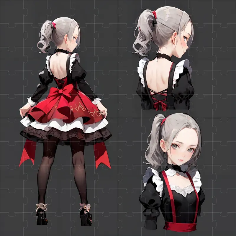 Female Character Turnaround Illustrations Stable Diffusion Prompt ...