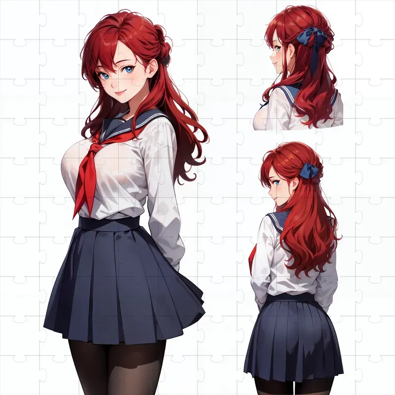 Female Character Turnaround Illustrations Stable Diffusion Prompt | PromptBase