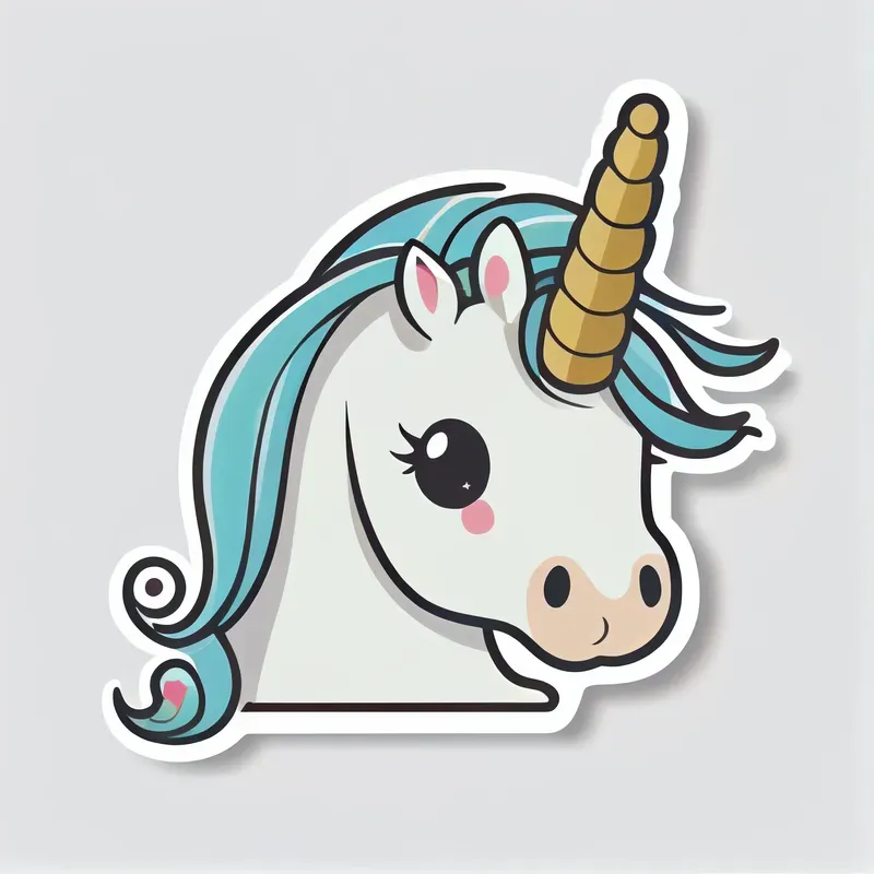 Cute Stickers 2D Midjourney Prompt | PromptBase