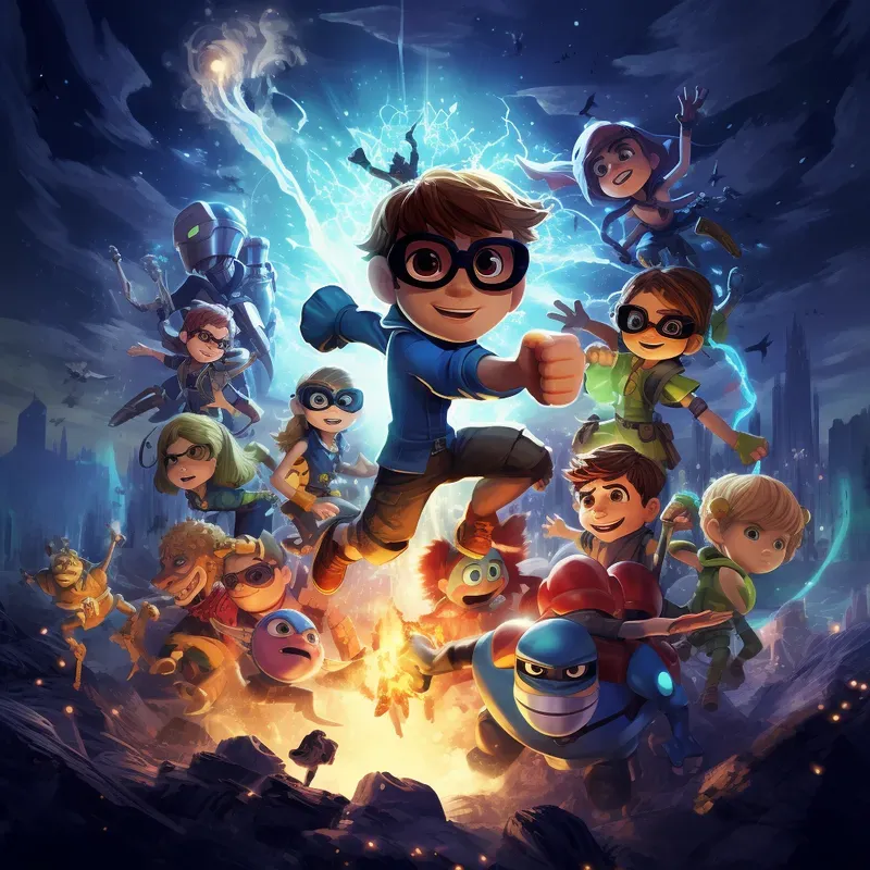 Pixar Cute Children Illustrations Midjourney Prompt | PromptBase