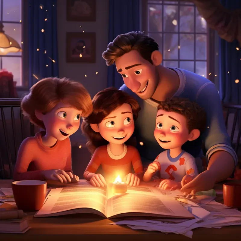 Pixar Cute Children Illustrations Midjourney Prompt | PromptBase