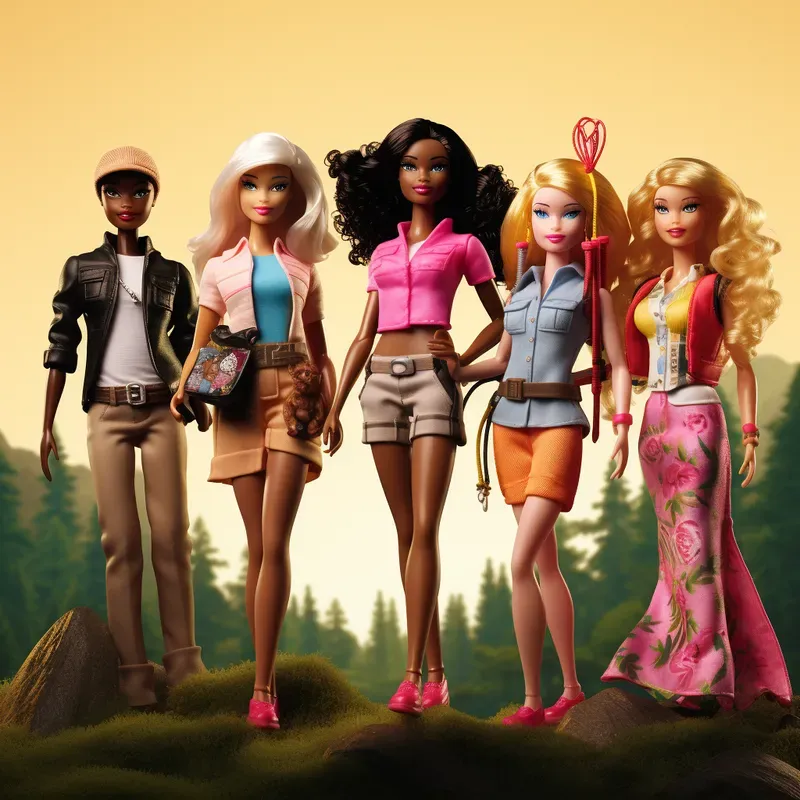 Barbie Doll Illustrations Midjourney Prompt | PromptBase