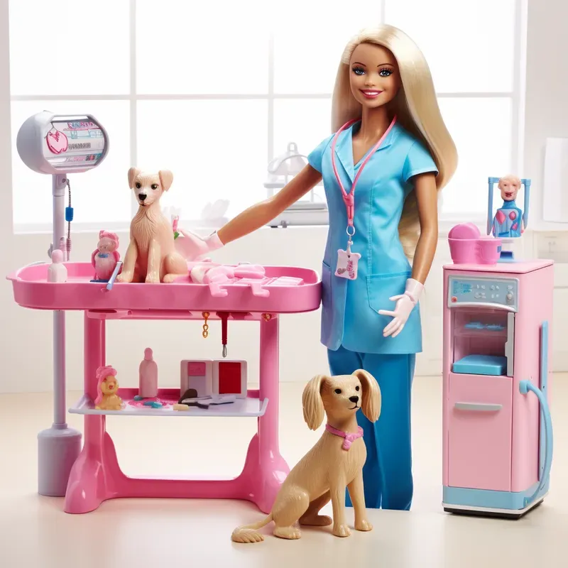 Barbie Doll Illustrations Midjourney Prompt | PromptBase