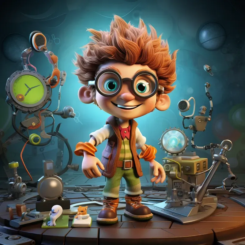 Cartoon Style 3D Characters Midjourney Prompt | PromptBase