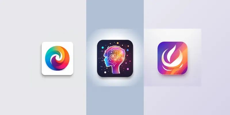Ios App Logos Designs Midjourney Prompt | PromptBase