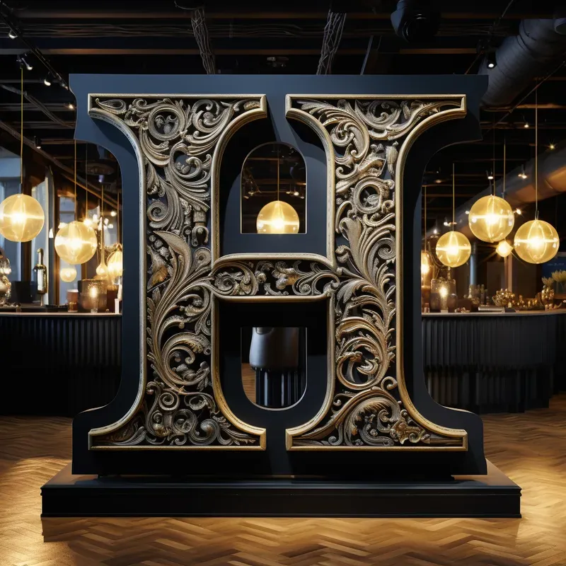 Elegant 3D Letters Midjourney Prompt | PromptBase