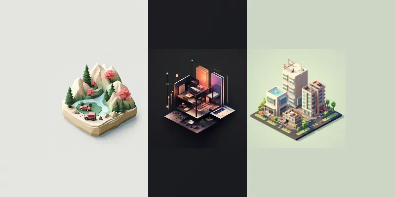 Isometric Bundle | PromptBase