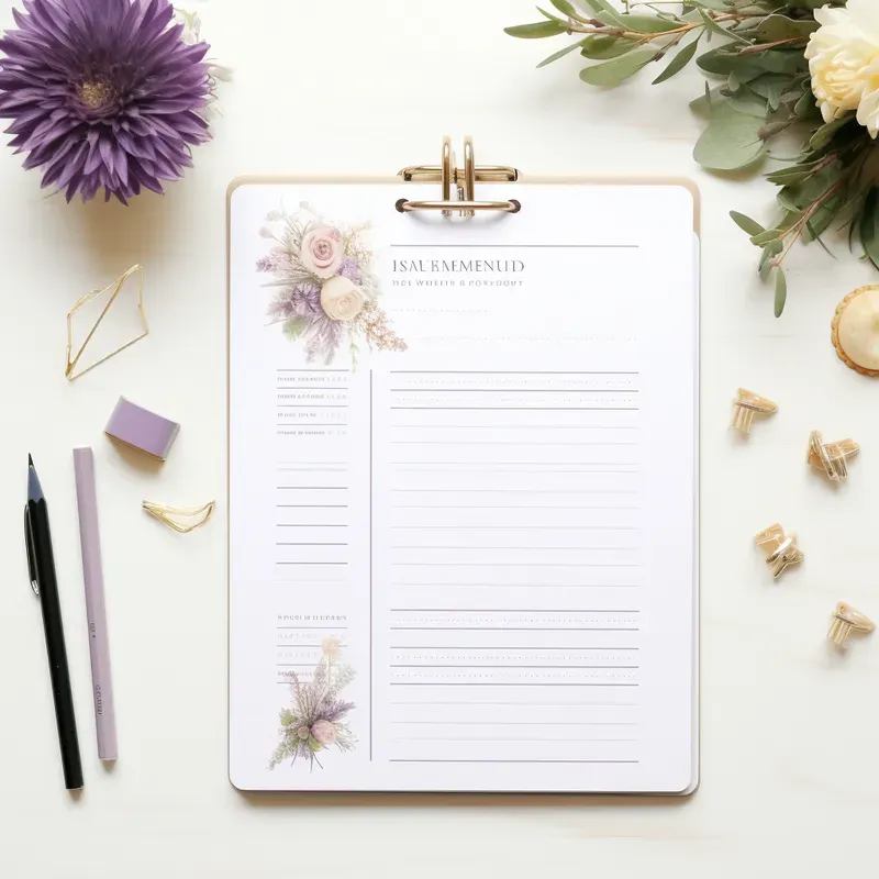 Printable Planners Designs Midjourney Prompt | PromptBase
