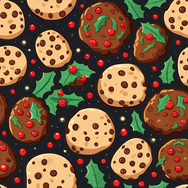 Christmas Cookies Pattern Designs Midjourney Prompt | PromptBase