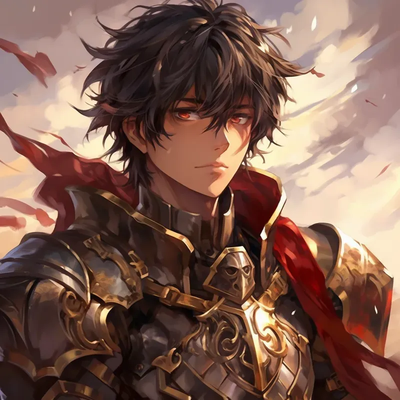 Male Anime Portraits Illustrations Midjourney Prompt | PromptBase