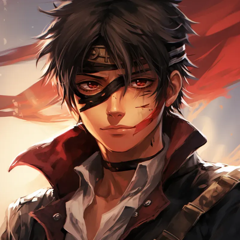 Male Anime Portraits Illustrations Midjourney Prompt | PromptBase