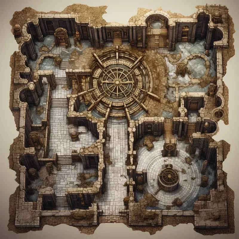 RPG Maps Designs Midjourney Prompt | PromptBase