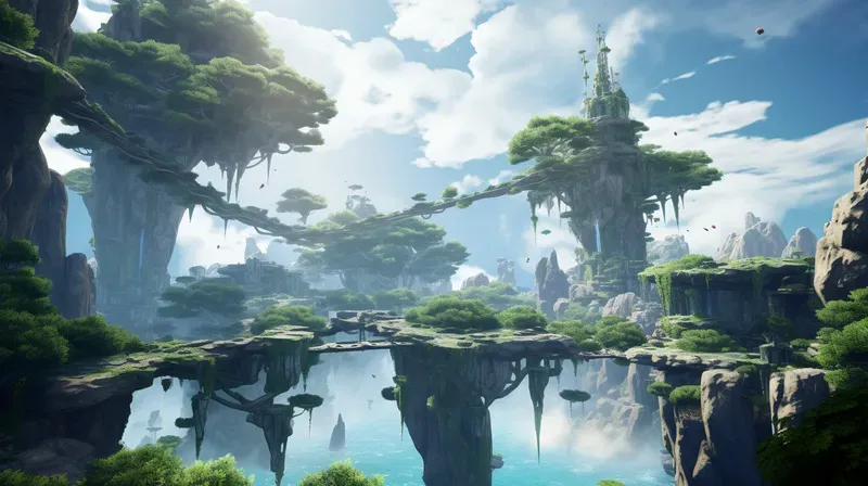 RPG Games Landscapes Midjourney Prompt | PromptBase