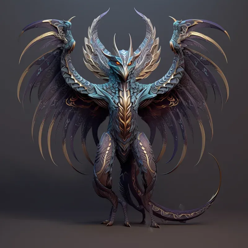 RPG Games Creatures Design Midjourney Prompt | PromptBase