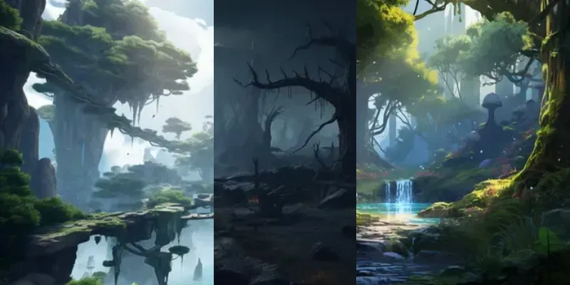 RPG Games Landscapes Midjourney Prompt | PromptBase