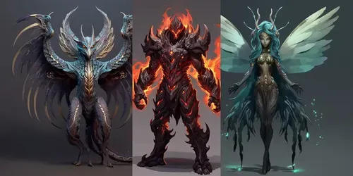 RPG Games Characters Design Midjourney Prompt | PromptBase