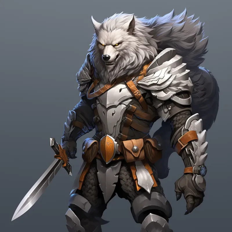 RPG Anthropomorphic Animal Warriors Midjourney Prompt | PromptBase