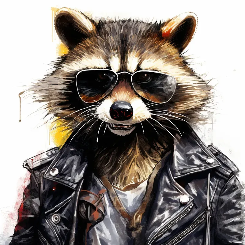 Funny Punk Animals Midjourney Prompt | PromptBase