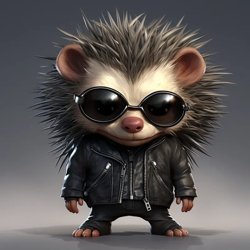 Funny Punk Animals Midjourney Prompt | PromptBase