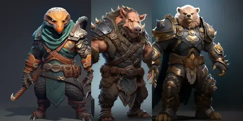 RPG Animal Characters Midjourney Prompt | PromptBase