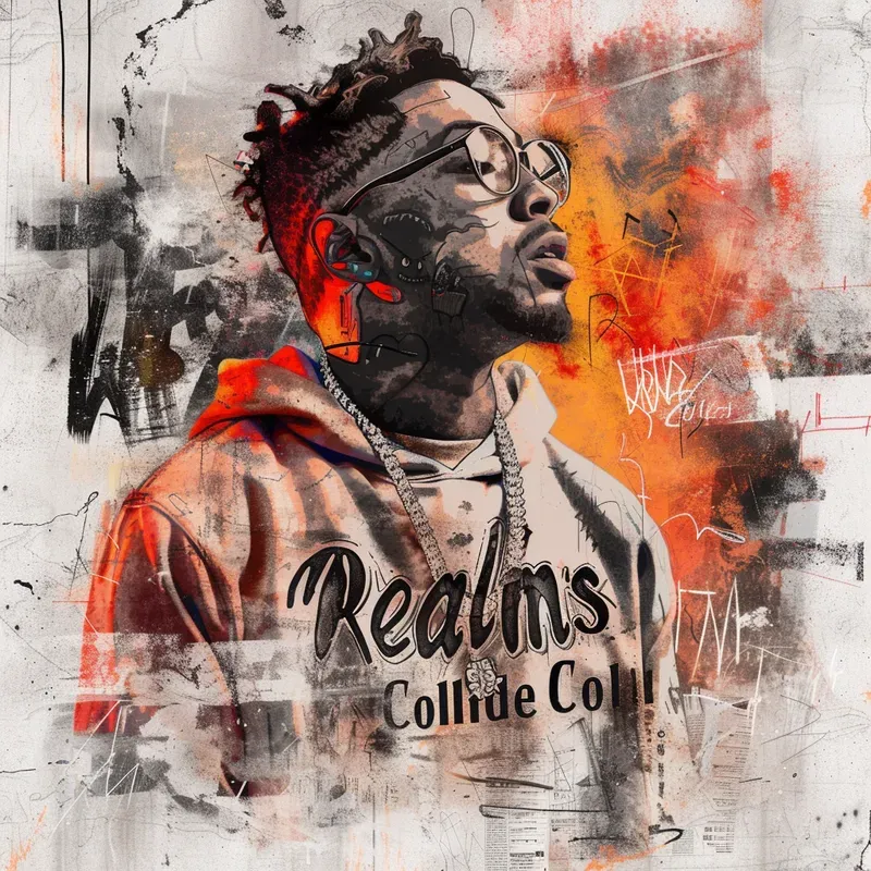 Rap Trap Album Covers With Text Midjourney Prompt | PromptBase