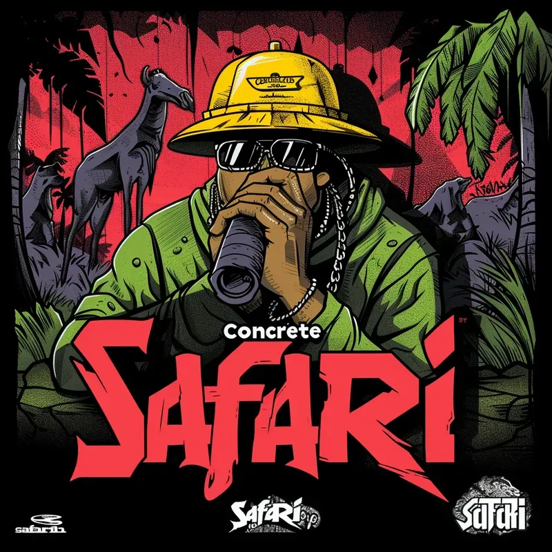 Rap Trap Album Covers With Text Midjourney Prompt | PromptBase