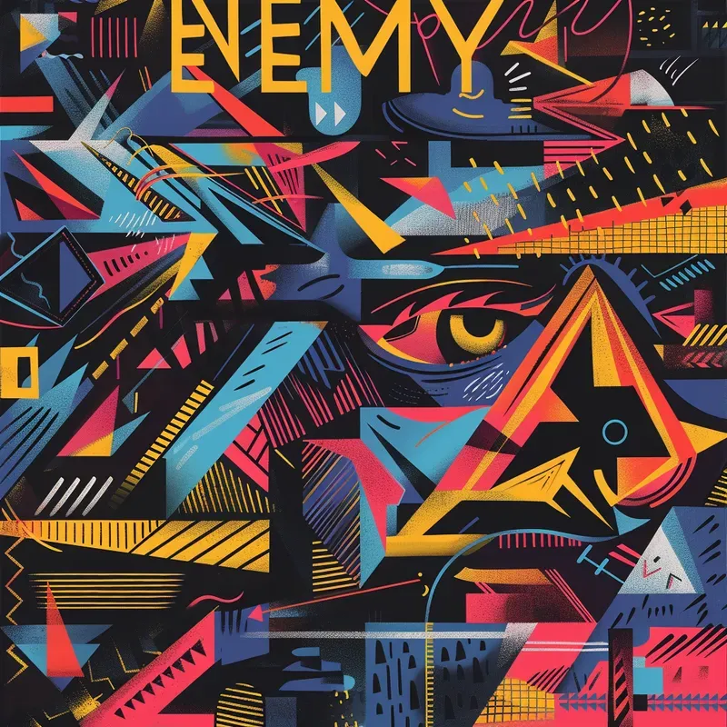 Trippy Rap Trap Minimal Album Covers Midjourney Prompt | PromptBase