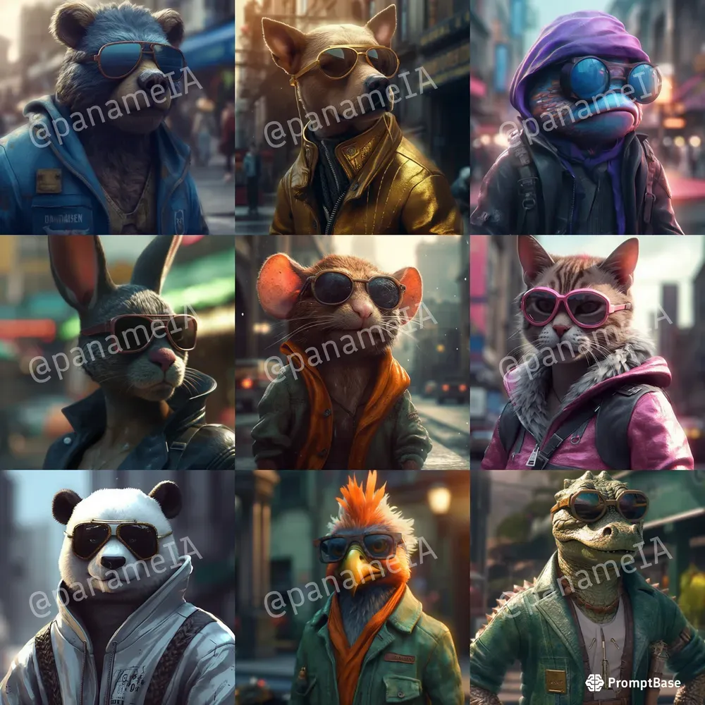 Realistic Animal NFT Collections Midjourney Prompt | PromptBase