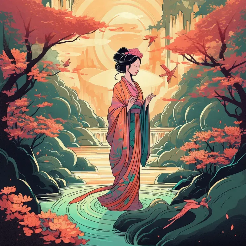 Ukiyoe Illustrations Midjourney Prompt | PromptBase